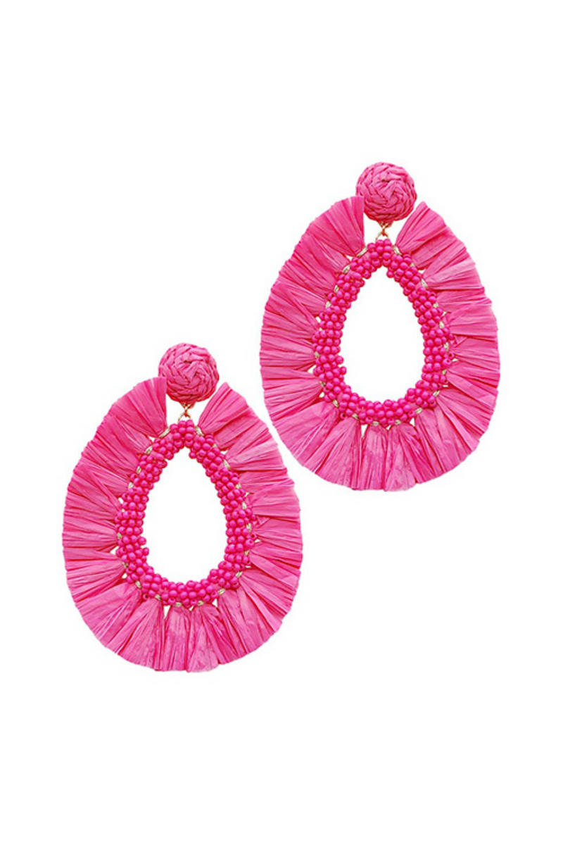 Kokomo Earrings / Hot Pink – walker&wade