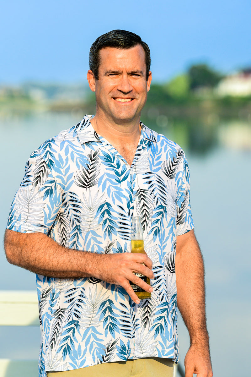 Men's Panama Shirt / Blue Fern – walker&wade