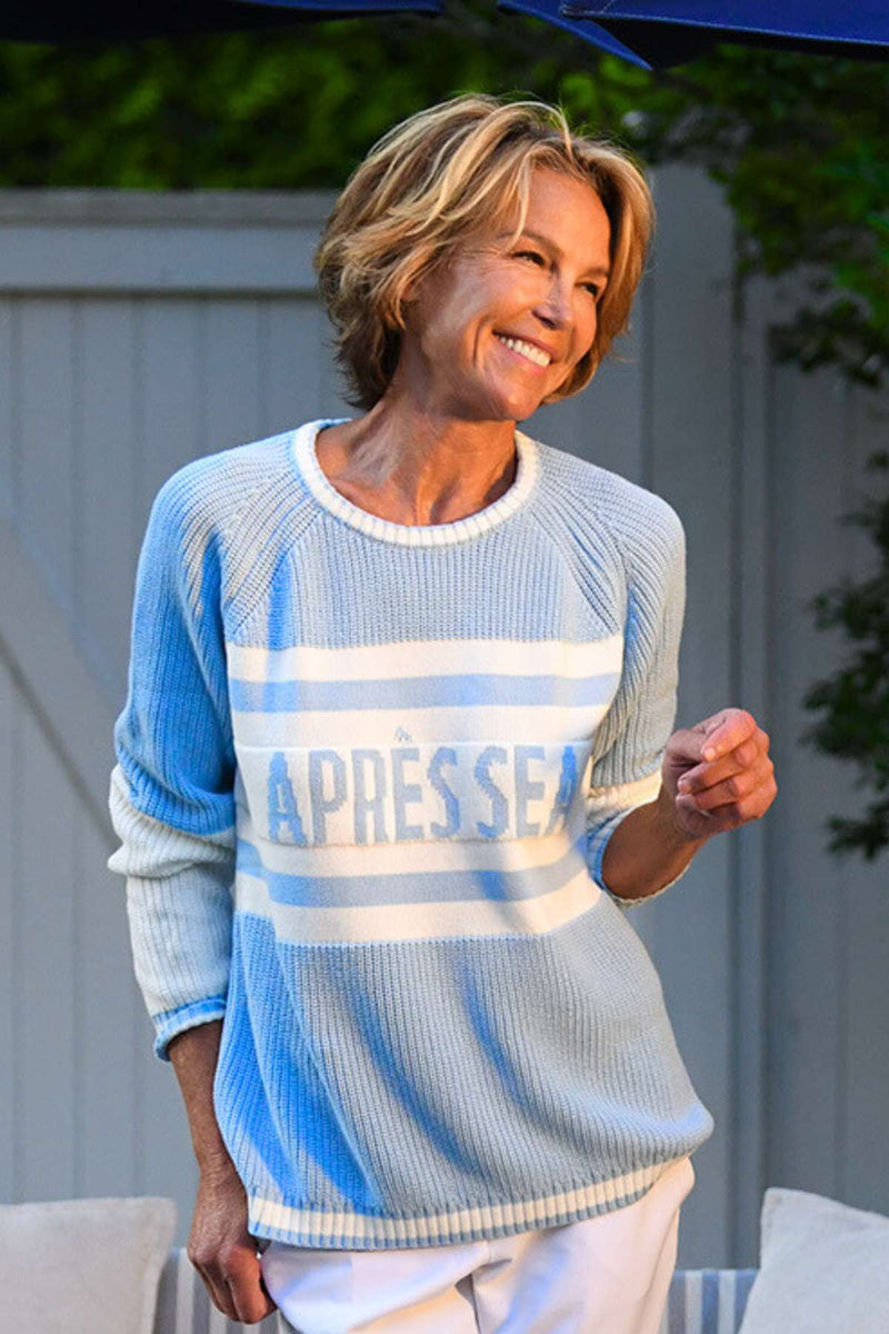 Après Sea Sweater / Sky Blue – walker&wade
