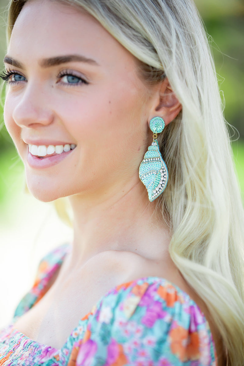 Under the Sea Earrings / Turquoise – walker&wade