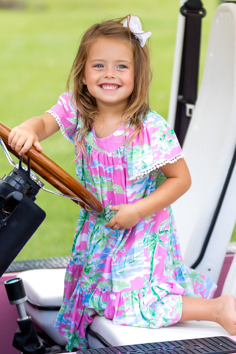 Girl's Ellie Dress / Island Girl – walker&wade