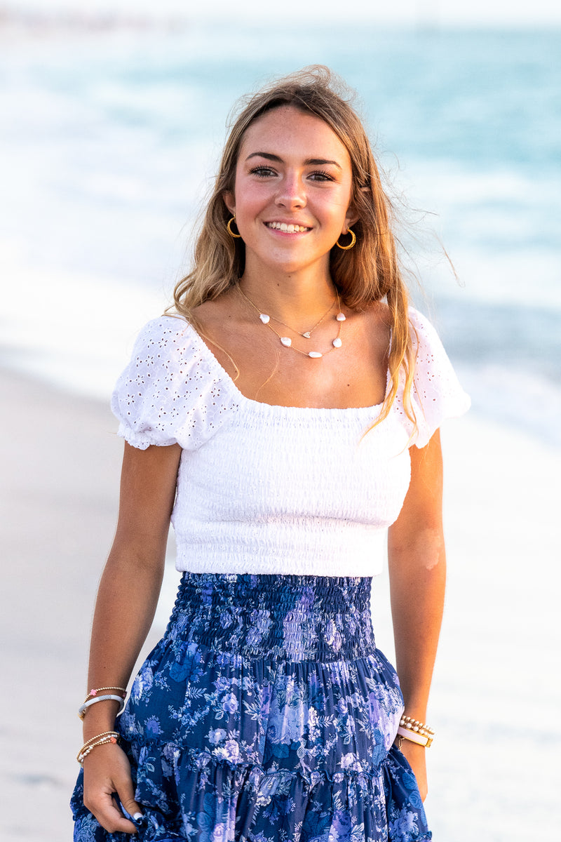 Kiki Set Top / White – walker&wade